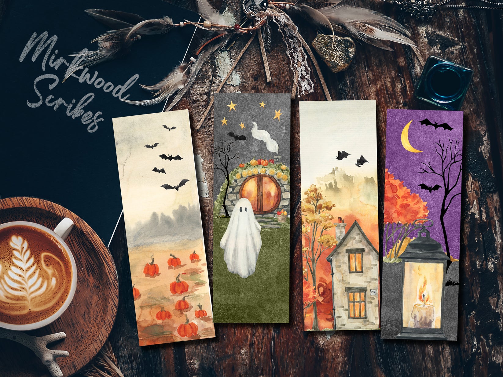 Halloween Bats Bookmark – Mirkwood Scribes